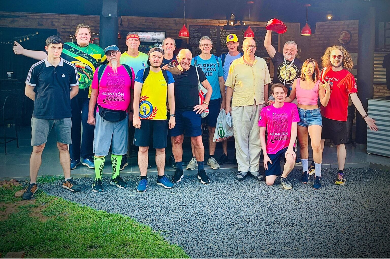 The Asunción Hash House Harriers Celebrate Their 3rd Anniversary