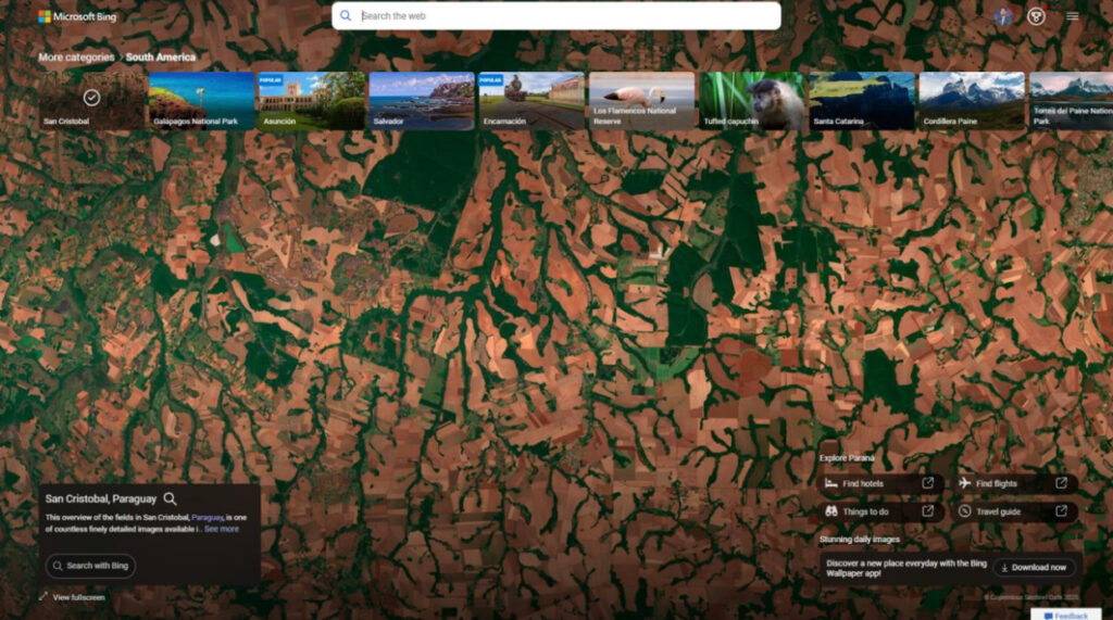 Paraguay's San Cristóbal Featured In Microsoft's Windows Spotlight Images