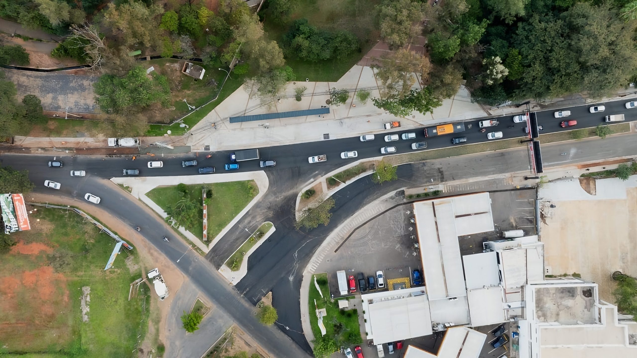 Mariscal López Avenue In San Lorenzo Reopens To Traffic After Roadworks