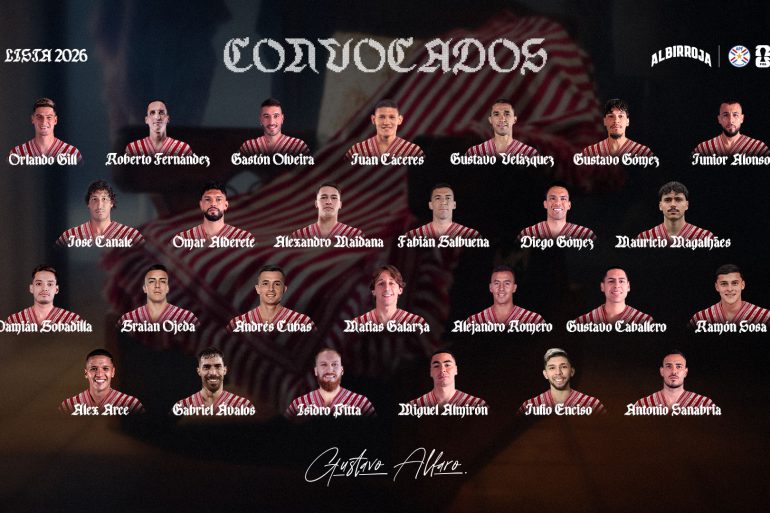 26 Names, One Nation: Paraguay’s 2026 World Cup Squad Revealed